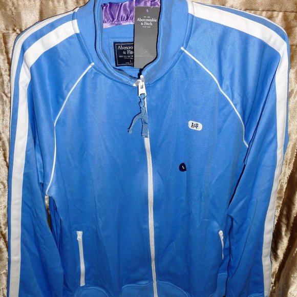 Abercrombie & Fitch | Jackets & Coats | Nwt Abercrombie Fitch Sky Blue ...